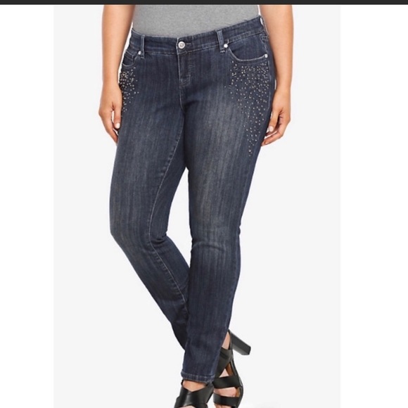 torrid | Jeans | Torrid Premium Skinny Studded Jeans Nwt | Poshmark